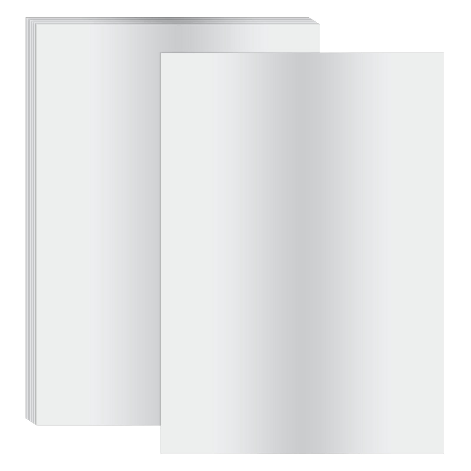 Uxcell Hot Stamping Foil Paper Sheet Silver - Walmart.com