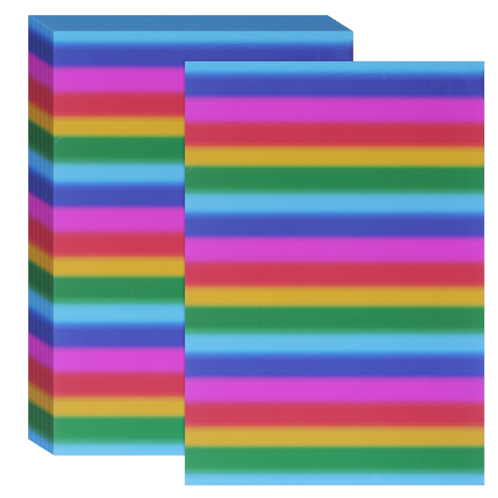 Uxcell 11.7x8.3" Hot Stamping Foil Paper Sheet, 40 Sheets A4 Heat ...