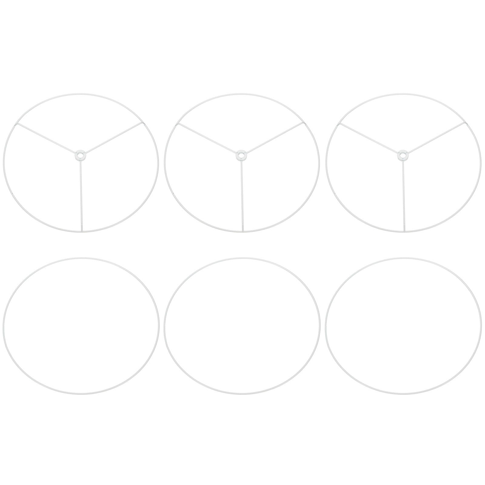 Uxcell 11.8 Inch Lamp Shade Ring, 3 Set Metal Lamp Shade Frame Wire ...