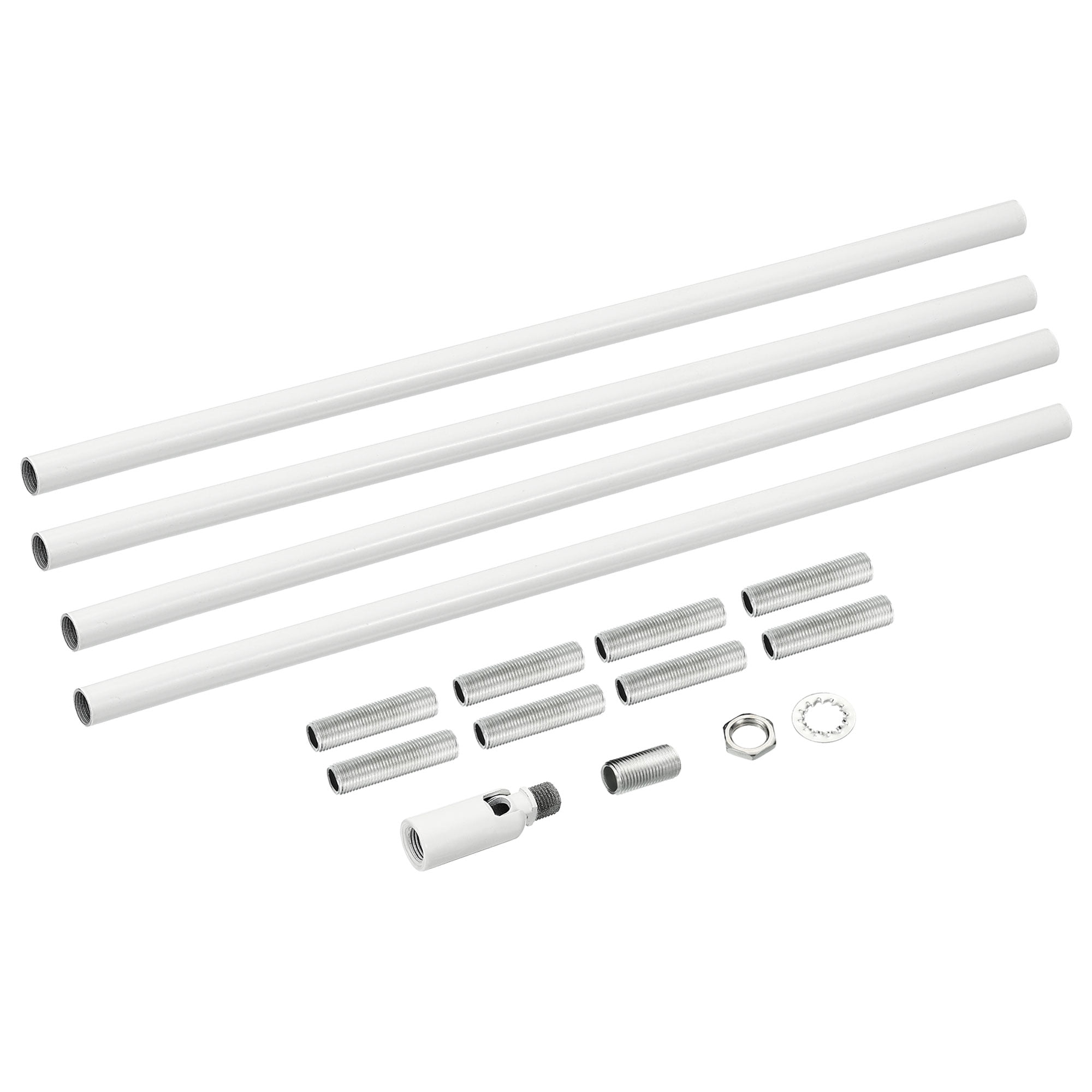 Uxcell 11.8" M10 Thread Coupling Nut with Sloped Ceiling Adapter and ...