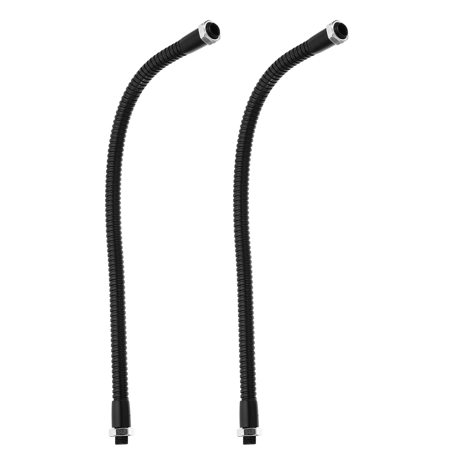 Uxcell 11.8" Universal Gooseneck Hose, 2 Pcs M10 Fine Thread Bendable ...