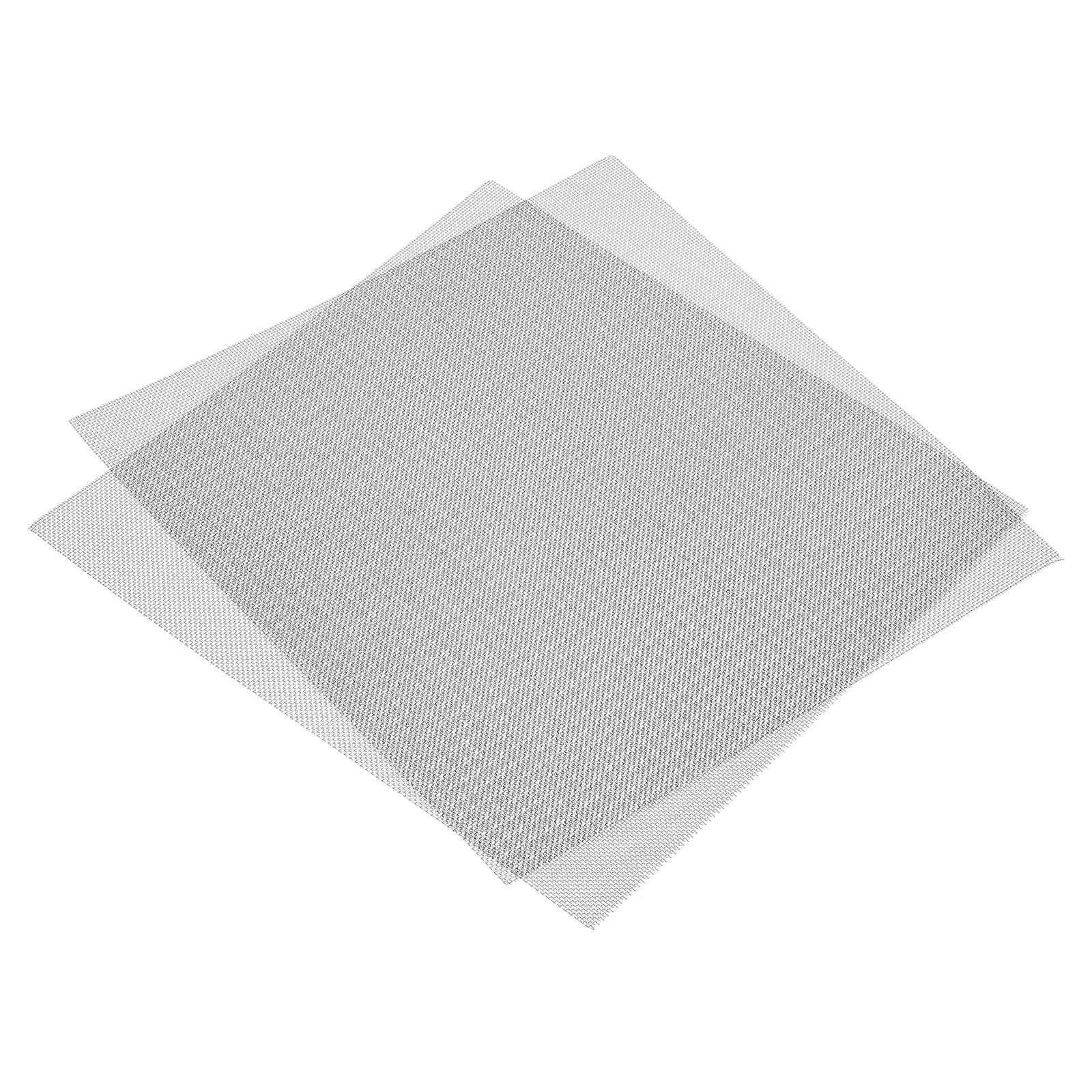 Uxcell 11.8"x11.8" Stainless Steel Woven Wire Mesh 20 Mesh Security ...