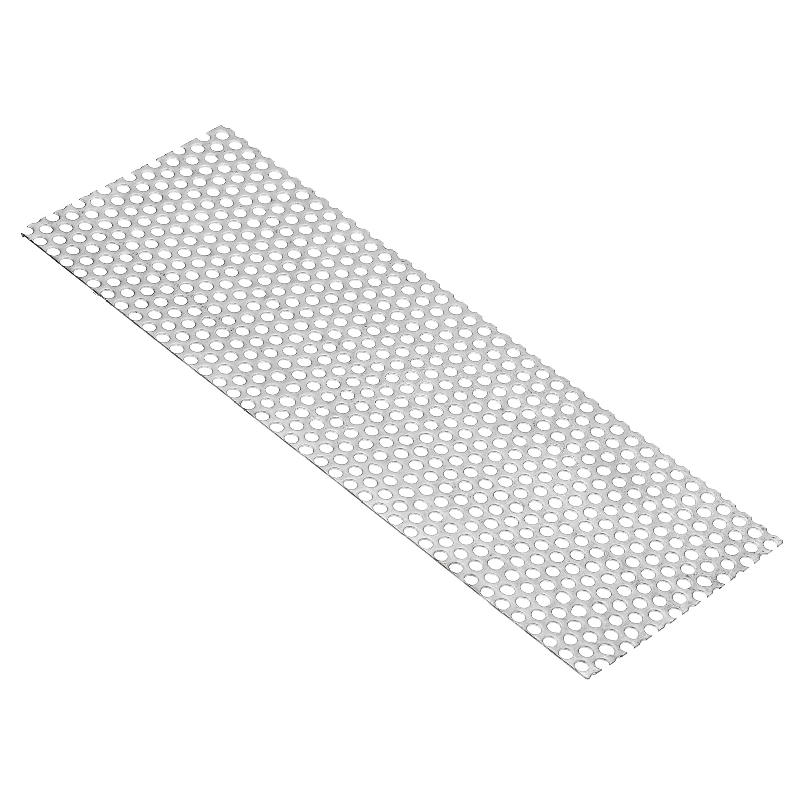Uxcell 11.8"x4" 304 Stainless Steel Perforated Sheet, 0.2" Hole Metal ...