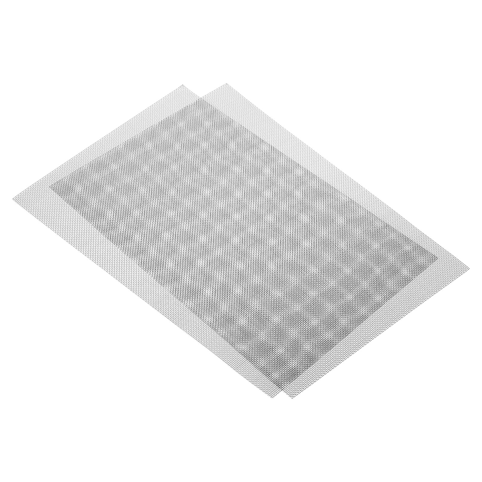 Uxcell 11.8"x8.3" Stainless Steel Woven Wire Mesh 20 Mesh Security ...