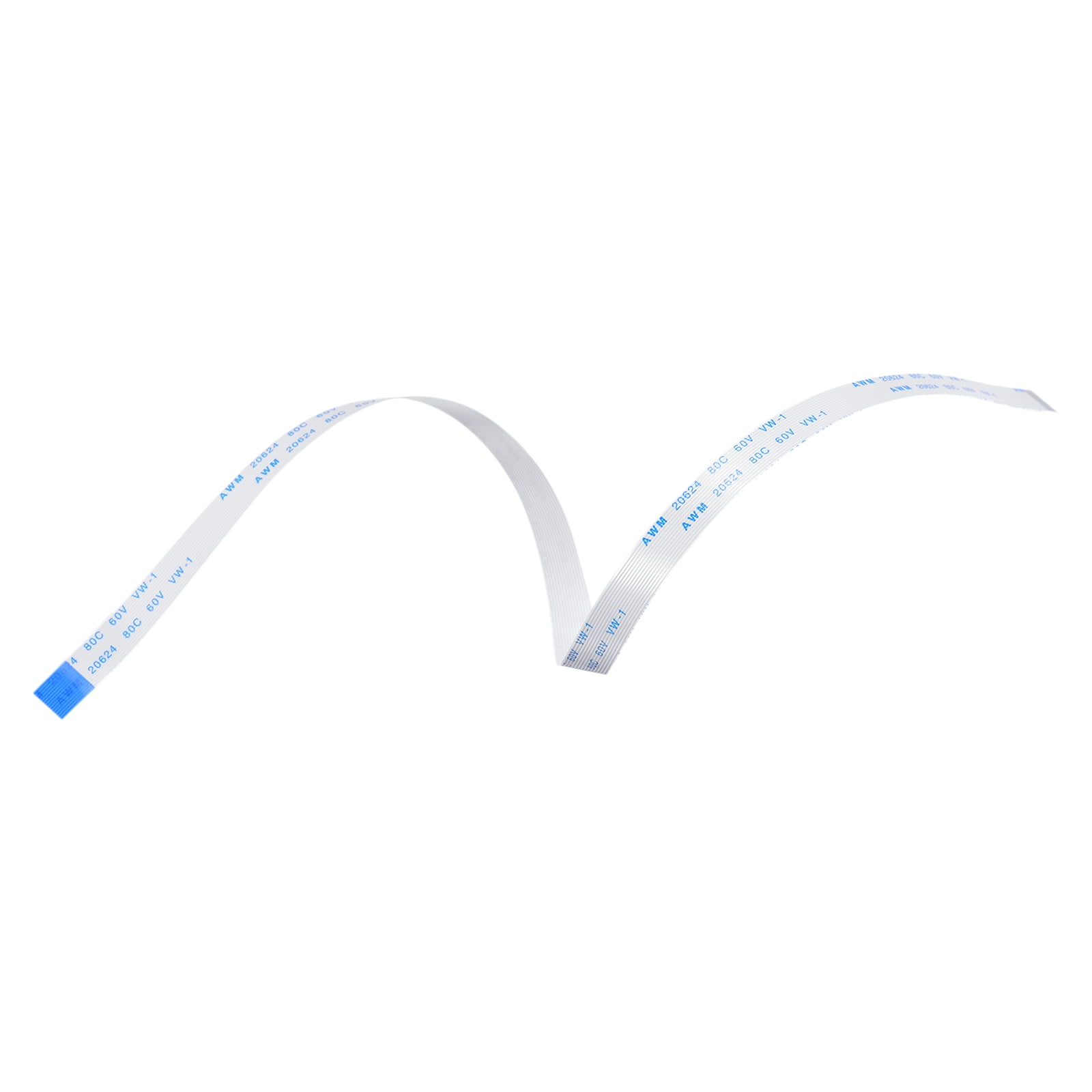 Uxcell 11.81'' 14 Pins FFC Ribbon Flat Flexible Cable(B Type) for LCD ...