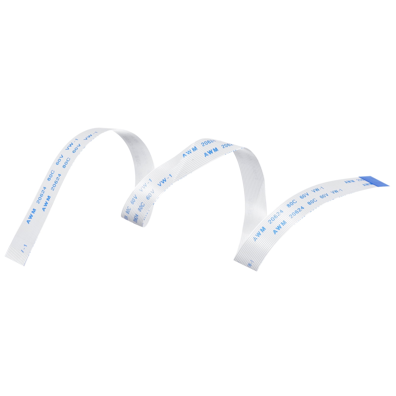 Uxcell 11.81'' 16 Pins FFC Ribbon Flat Flexible Cable(B Type) for LCD ...