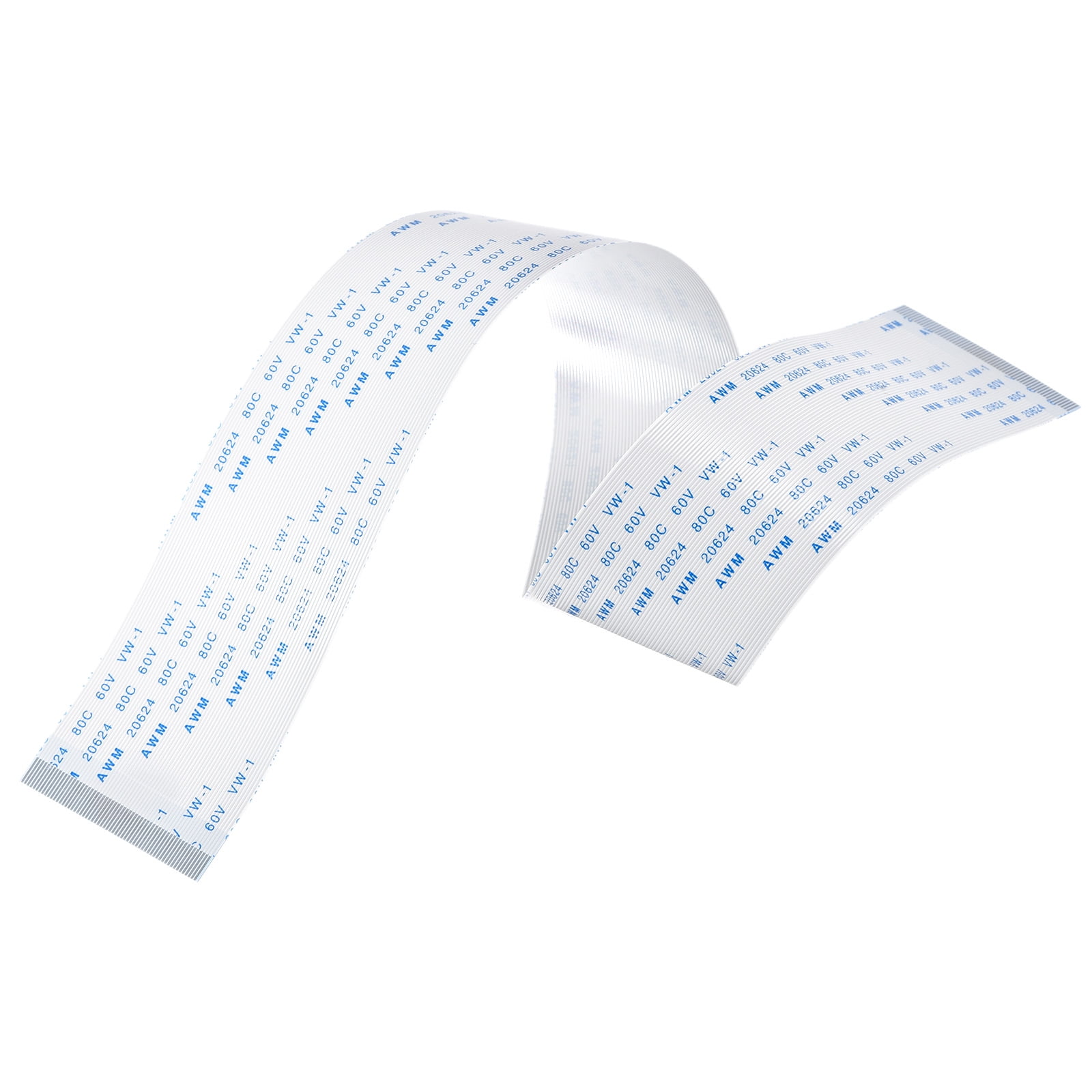 Uxcell 11.81'' 60 Pins FFC FPC Flat Flexible Cable (A Type) for LCD ...