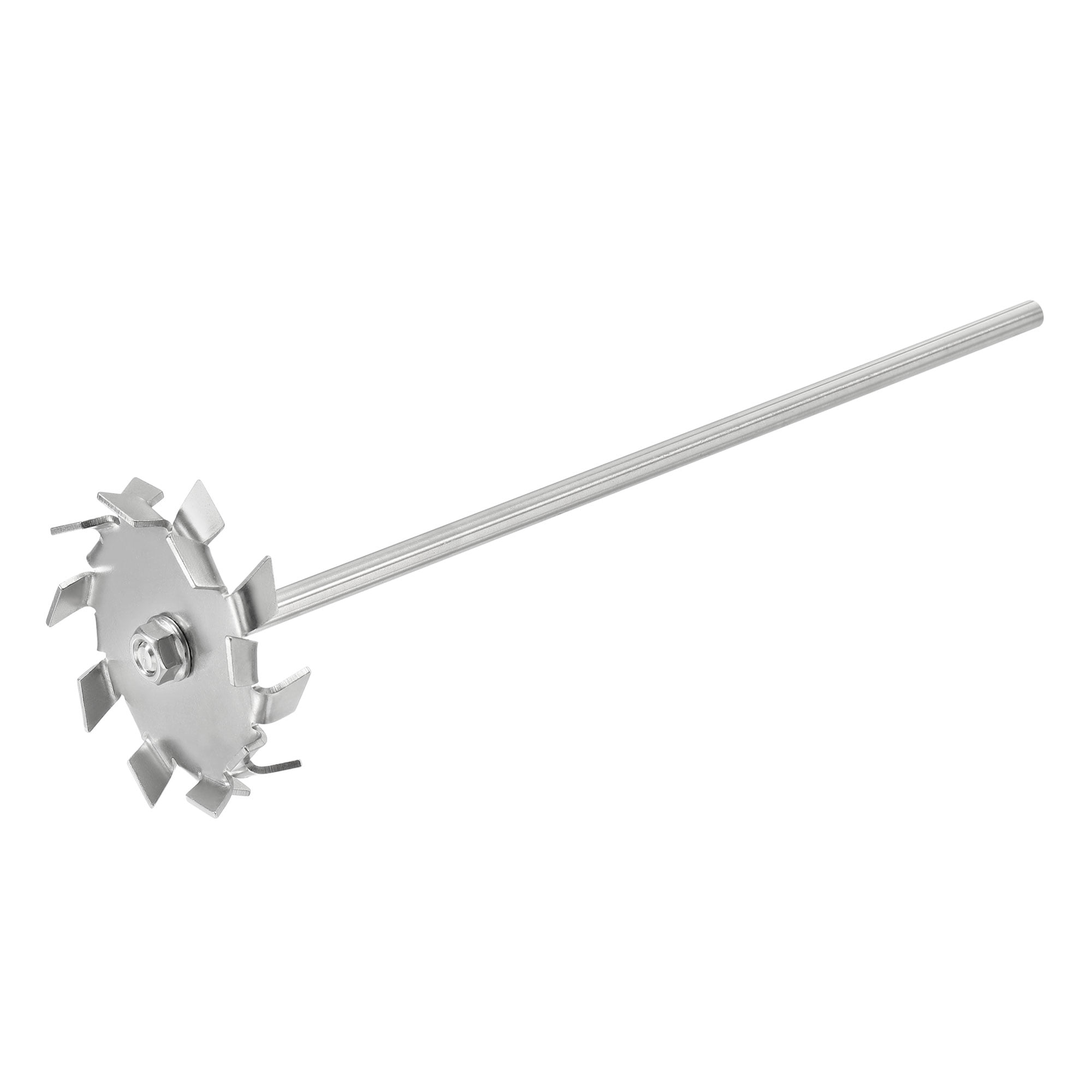 Uxcell 11.81" Stirring Rod 304 Stainless Steel with 3.15" ID Dispersion ...