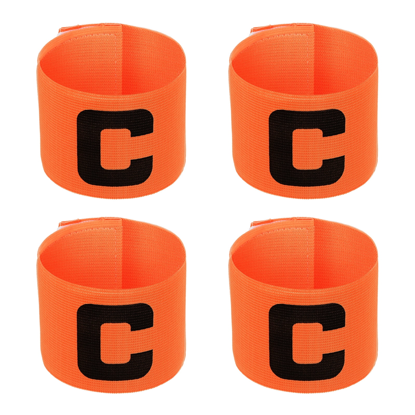 Uxcell 11.8x2.8" Soccer Captain Armband, Nylon Elastic Protective Arm ...