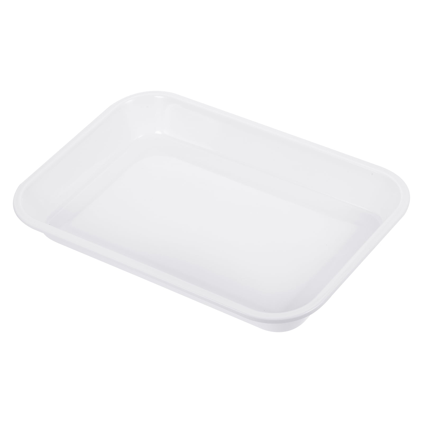 Uxcell 11.9x8.4" Fast Food Tray, Plastic Serving Tray Reusable Multi ...