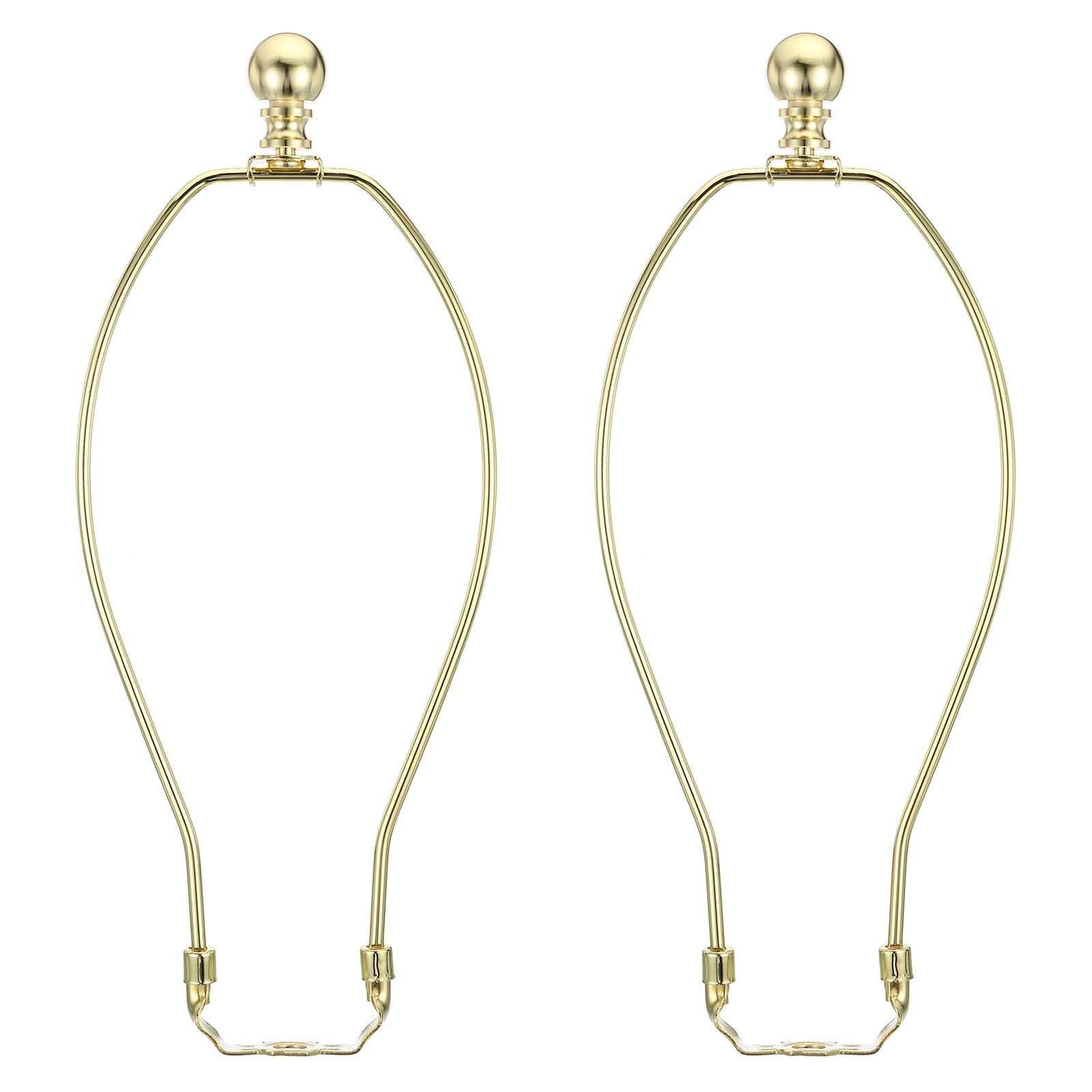 Uxcell 11 Inch Lamp Harp Kit with Finial Lamp Shade Holder Gold Tone 2 ...