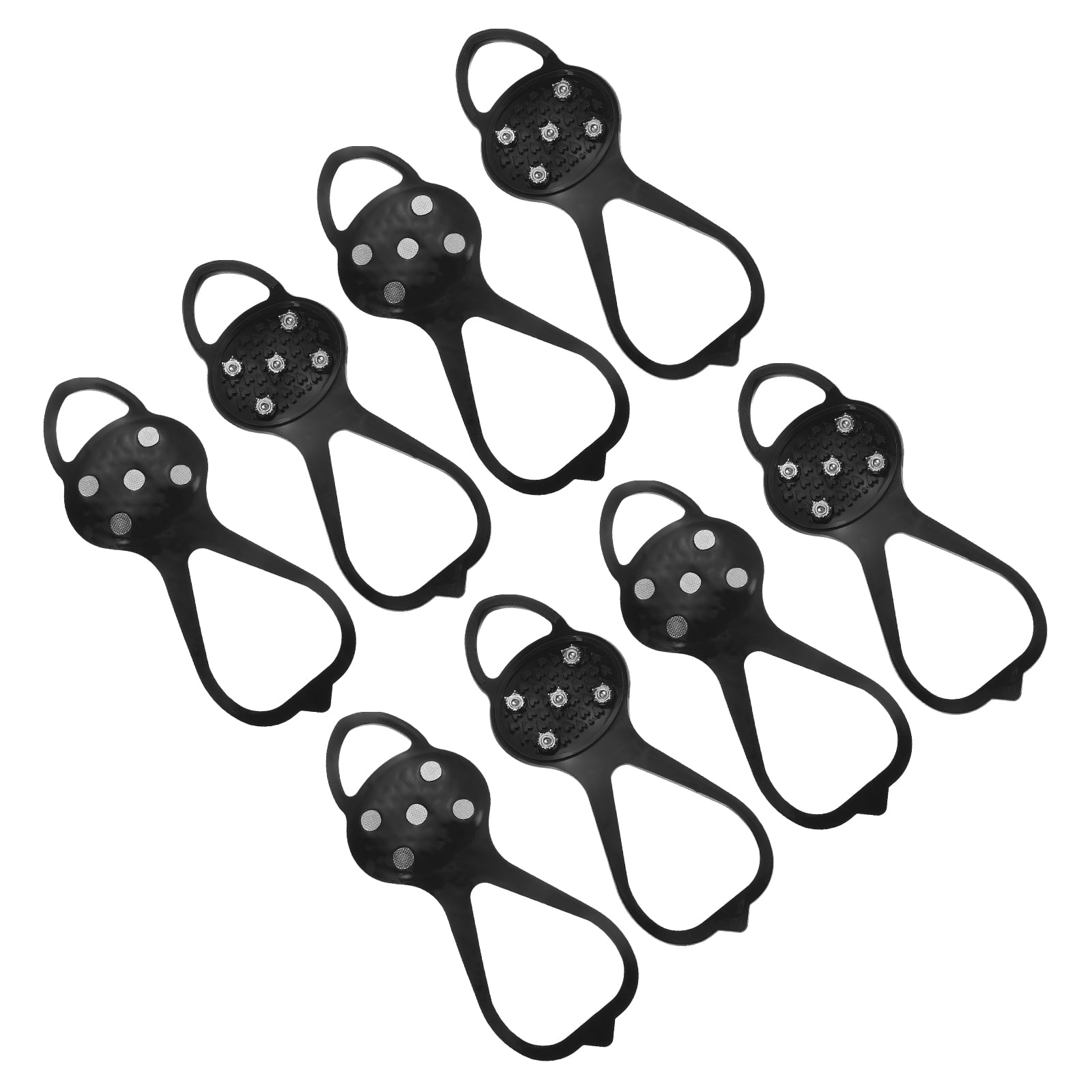 Uxcell 11" Non Slip Grip Spikes Claw Universal Ice Cleats Shoe Spikes ...
