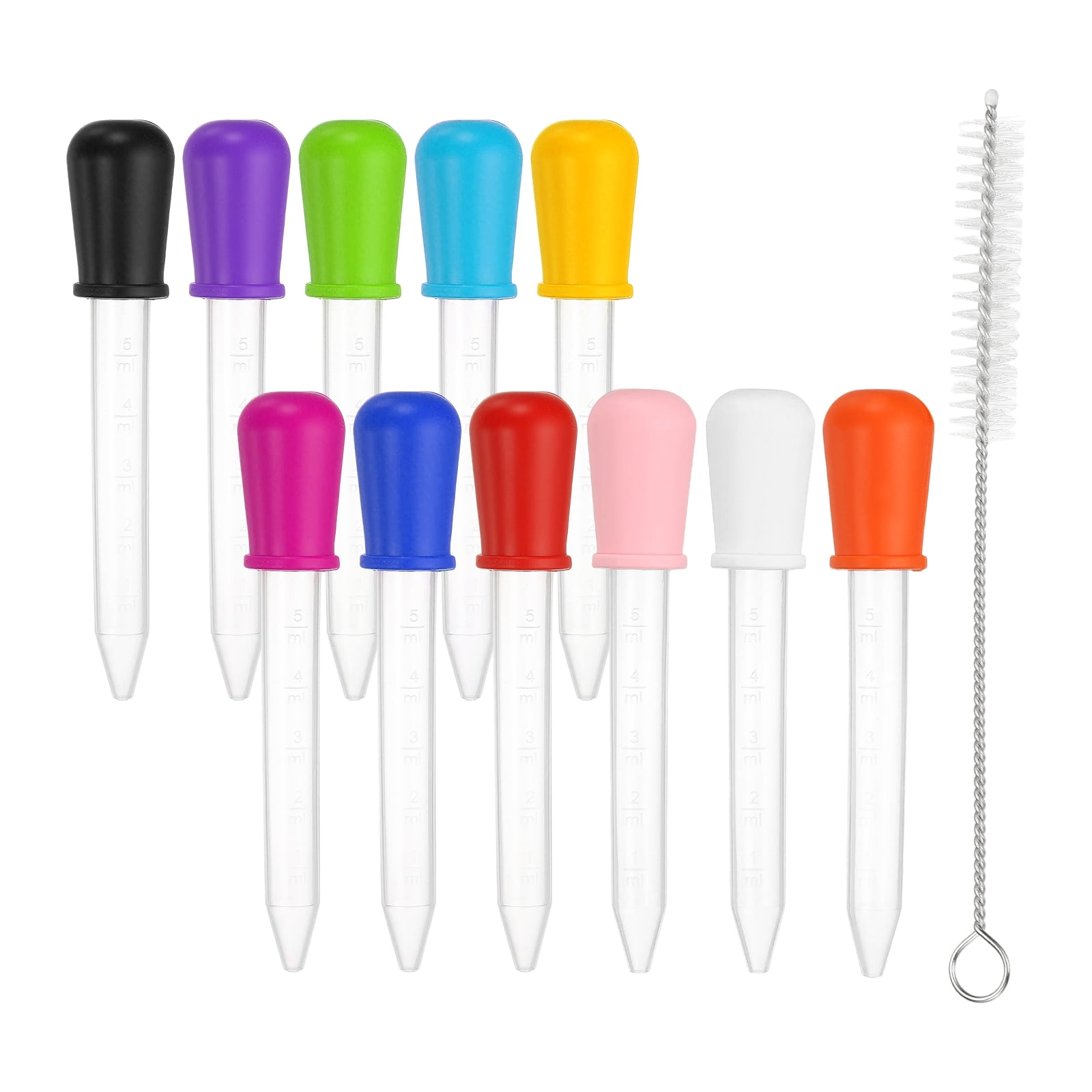 Uxcell 11 Pack Liquid Pipettes Droppers, Silicone Dropper with A Clean ...
