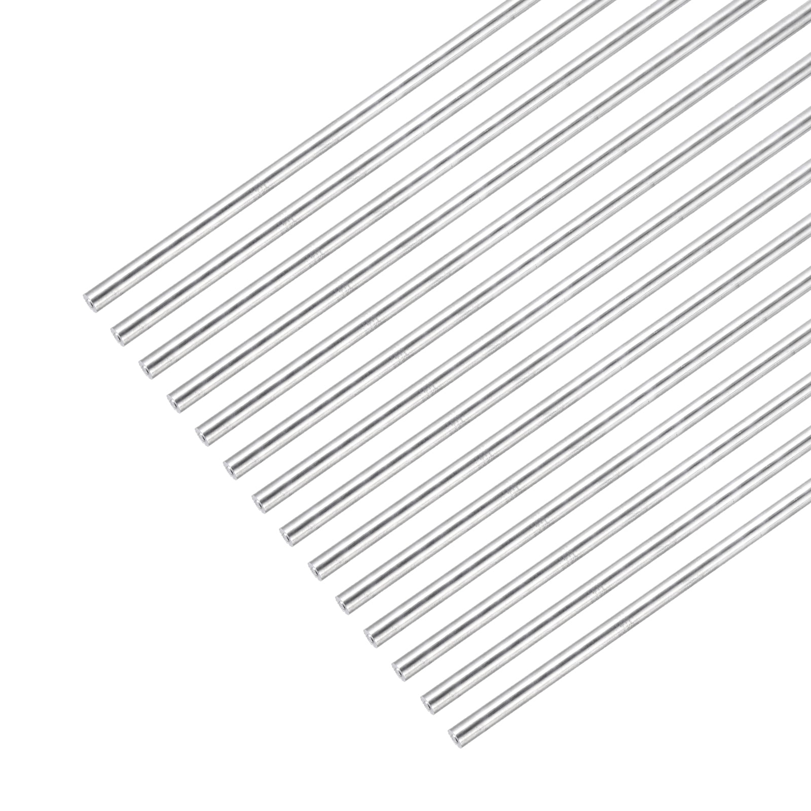 Uxcell 11 Pcs Aluminum Round Rod 5mm x 300mm 6061 Aluminum Bar Solid ...