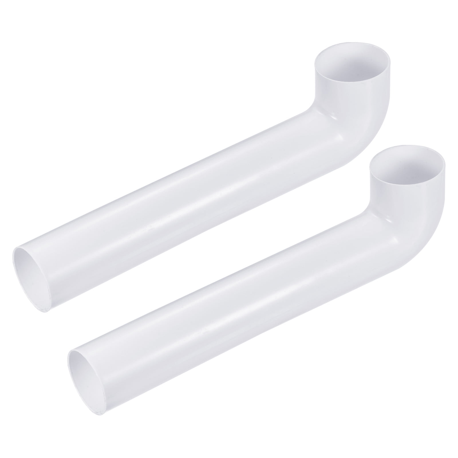 Uxcell 11" Plastic Tubular Elbow Drain Pipe Kitchen Sink Flush Tank ...