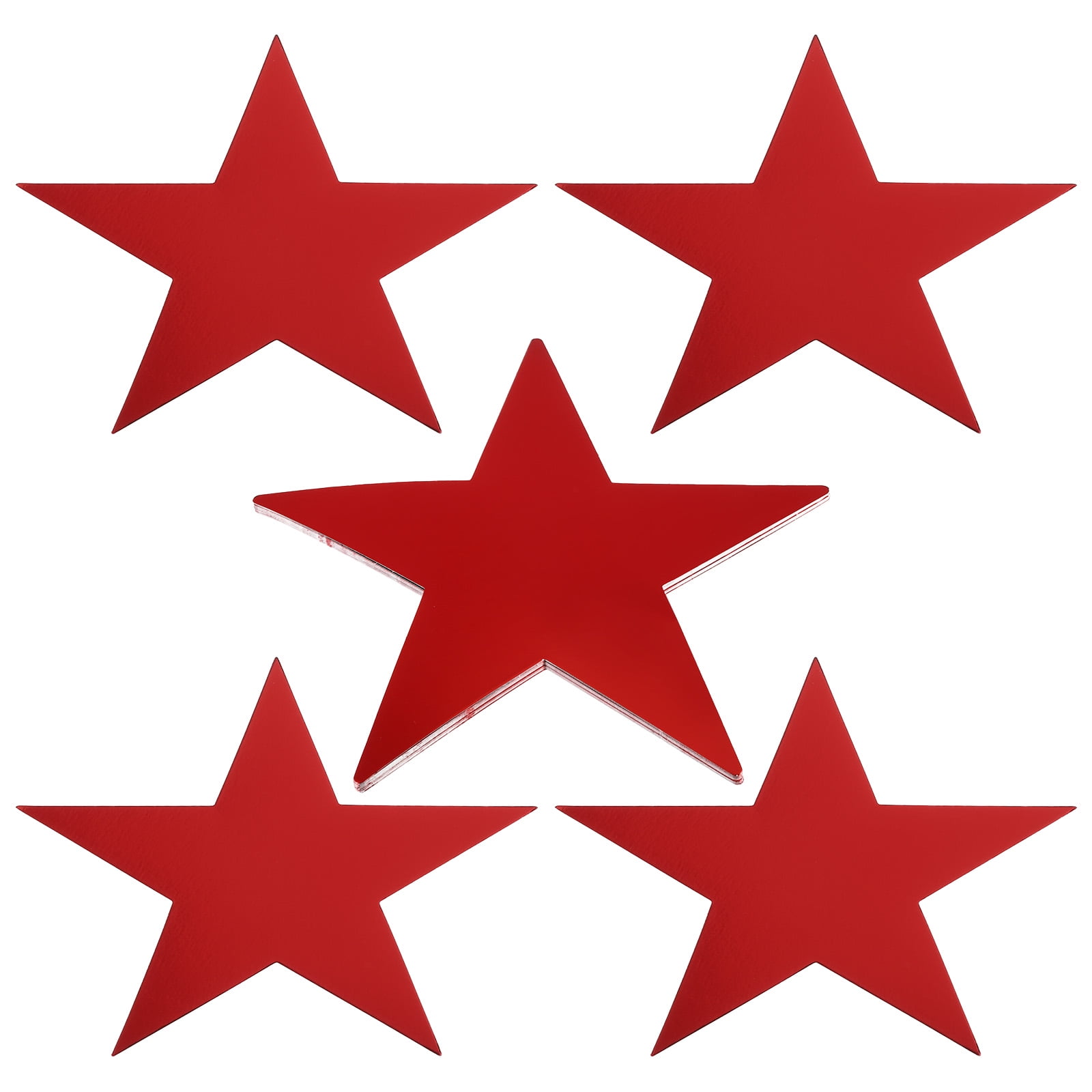 Uxcell 11" Star Cutouts, 12 Pack Star Cutout Double Printed Paper Stars ...