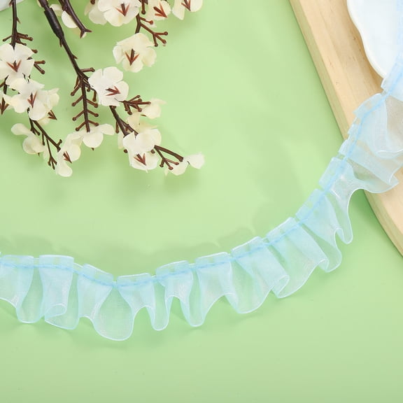 Ruffle Trim Fabric