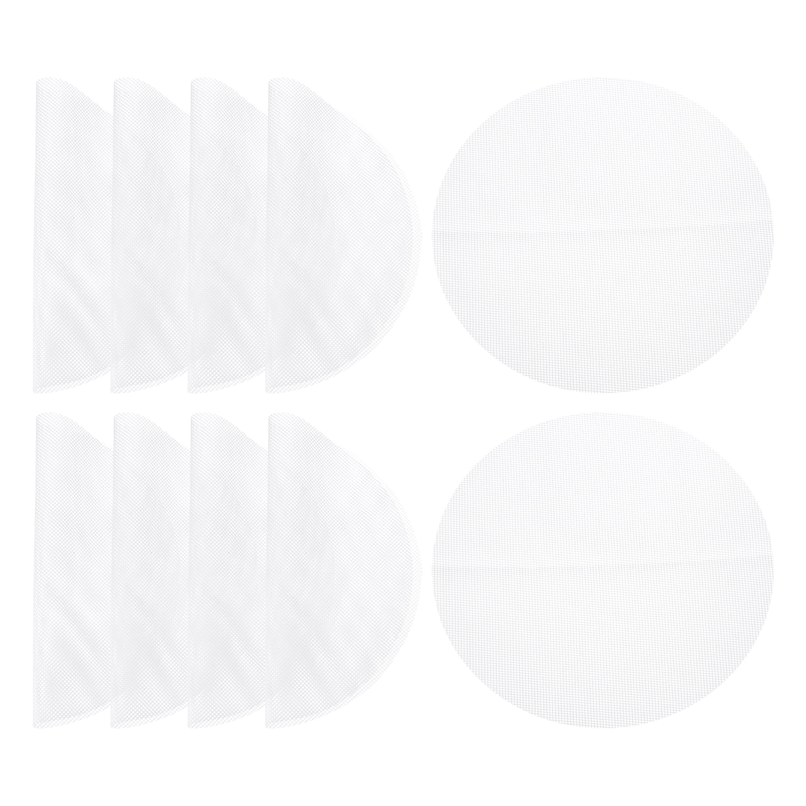Uxcell 11 inch Non-Stick Silicone Steamer Liners Mesh Mat Reusable ...