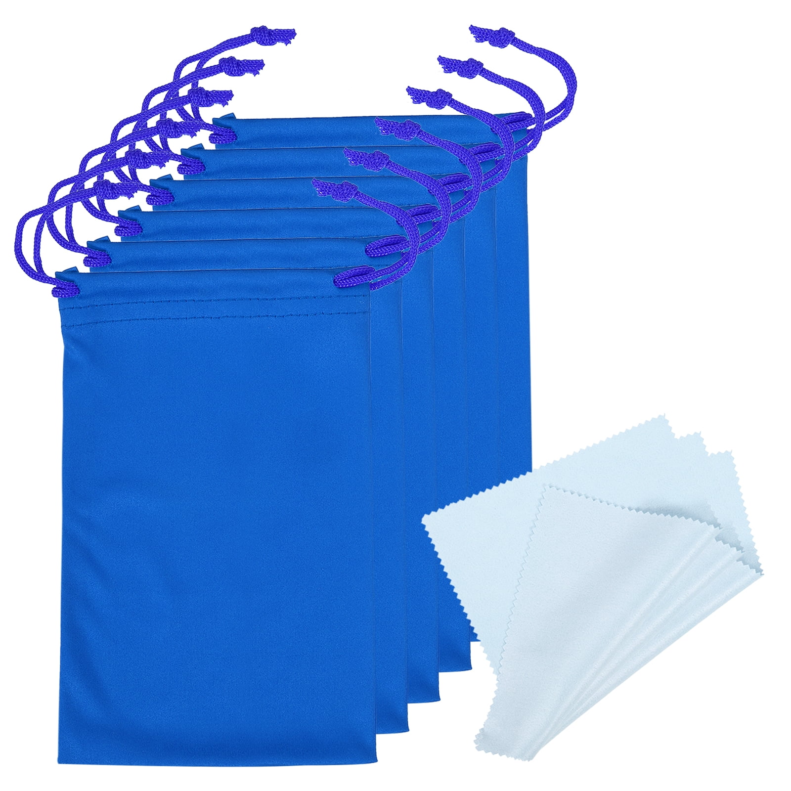 Uxcell 11"x7" Ski Goggle Bag Microfiber Goggle Pouch with Glasses Cloth ...