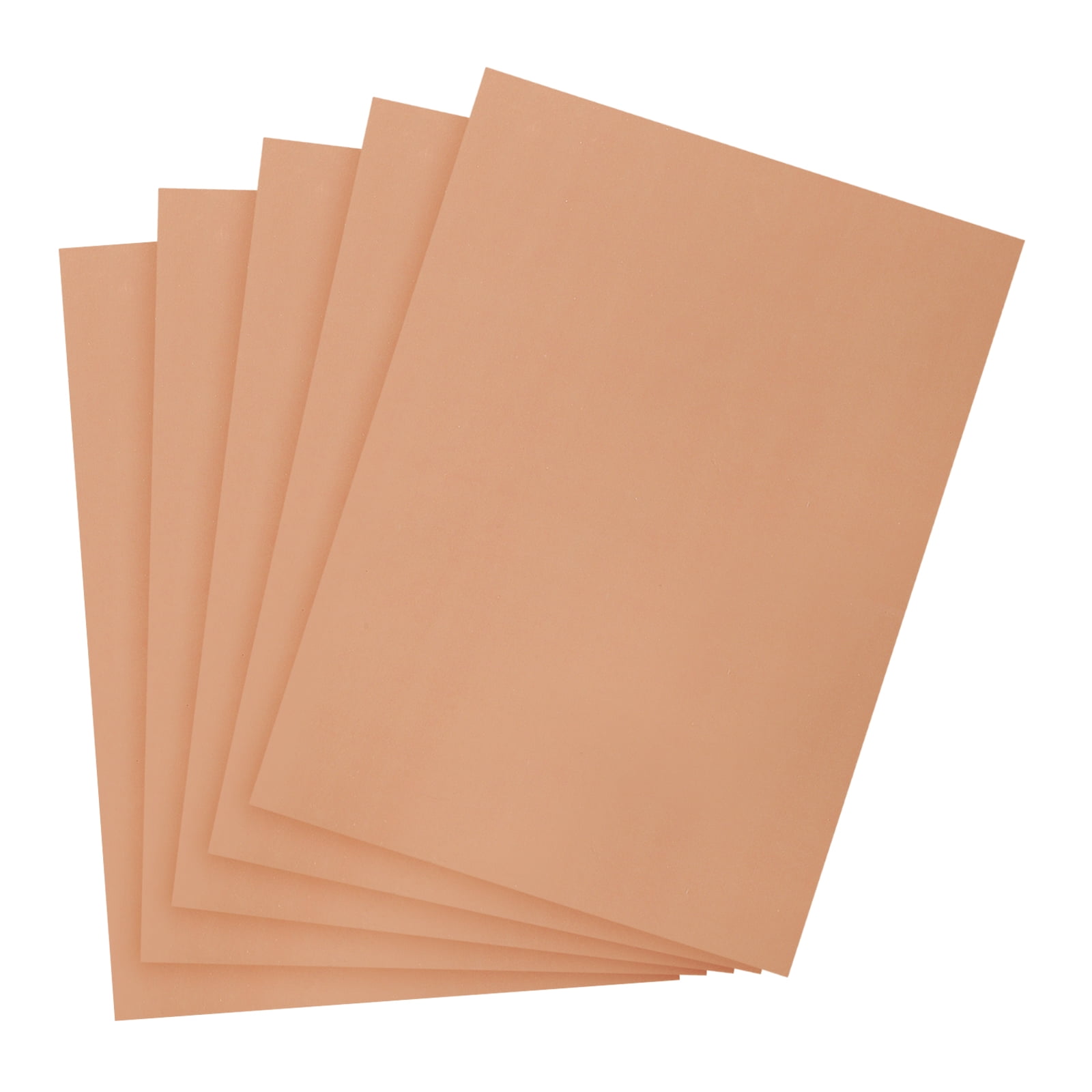 Uxcell 11"x8.5" Metallic Mirror Board Sheets, 50 Pack Rose Gold ...
