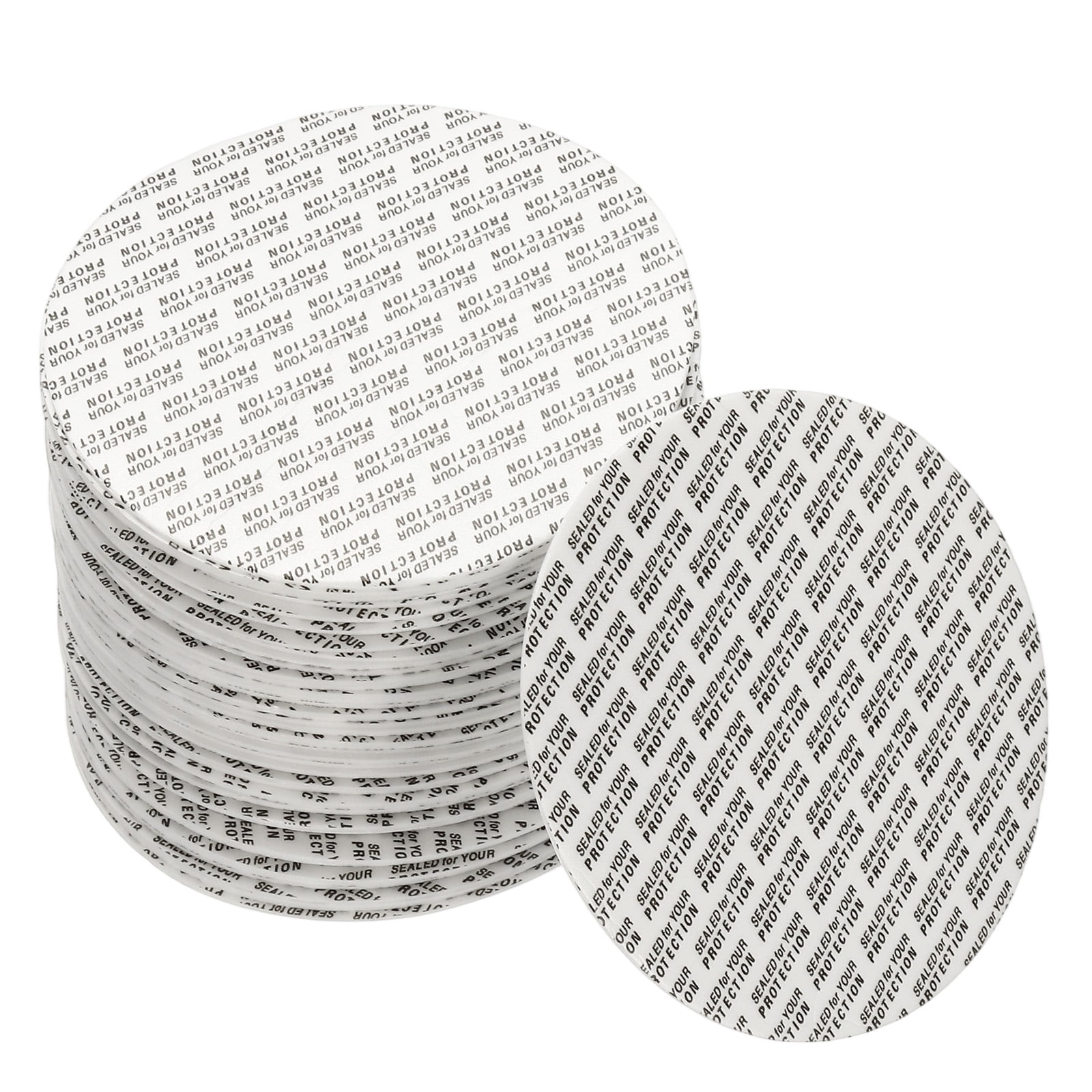 Uxcell 110Pack Foam Lid Liner, 95mm/3.74" PS Foam Resistant Tamper ...