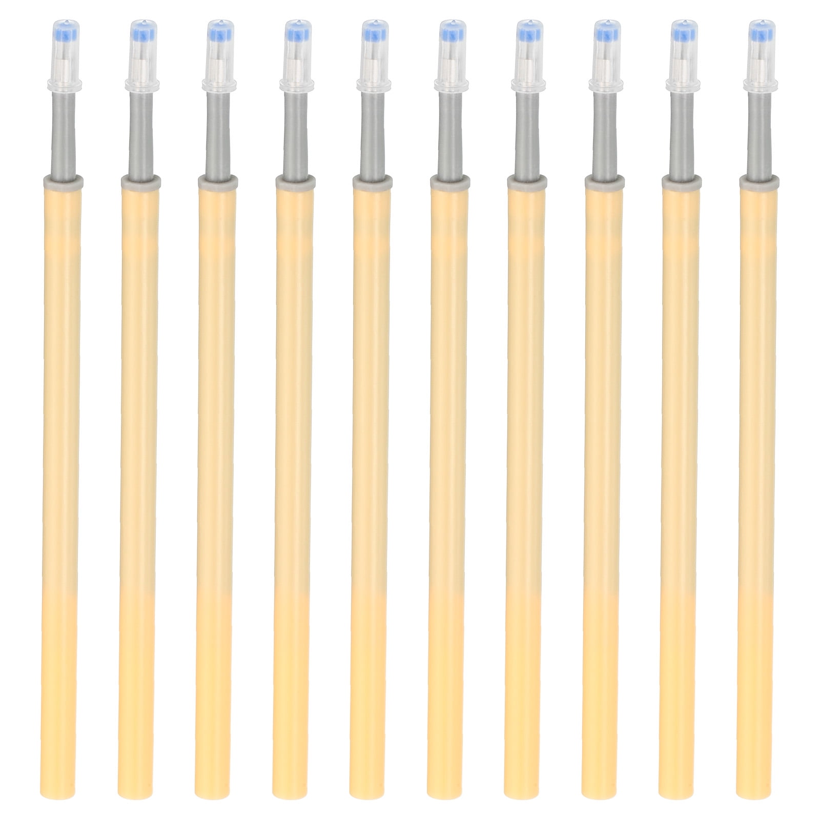 Uxcell 110mm Roller Pen Refills Black Gel Ink Pen Refill, Yellow Rod ...