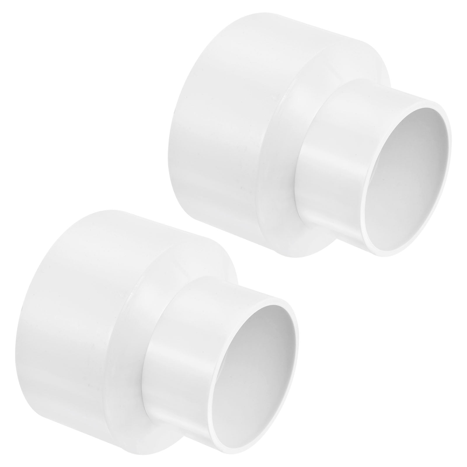 Uxcell 110mm to 75mm ID PVC Reducer Pipe Fitting Straight Adapter ...