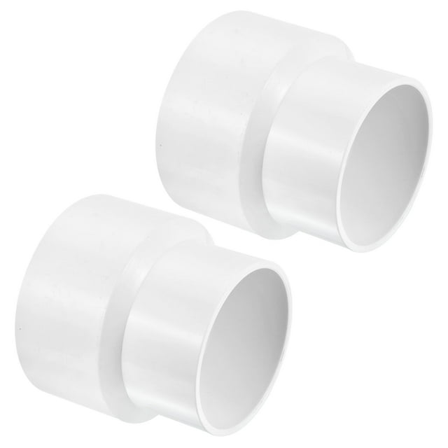 Uxcell 110mm to 90mm ID PVC Reducer Pipe Fitting Straight Adapter ...