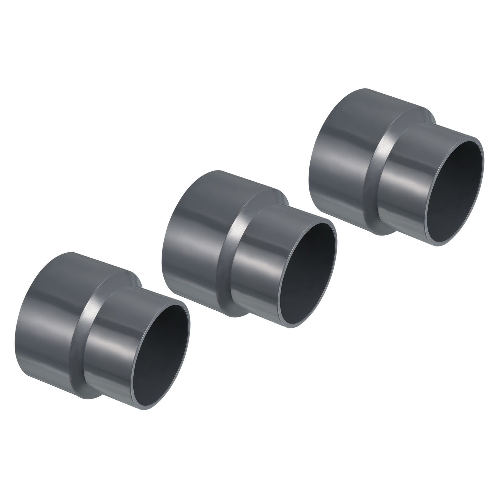Uxcell 110x90mm PVC Reducer Pipe Fitting Straight Coupling Connector ...