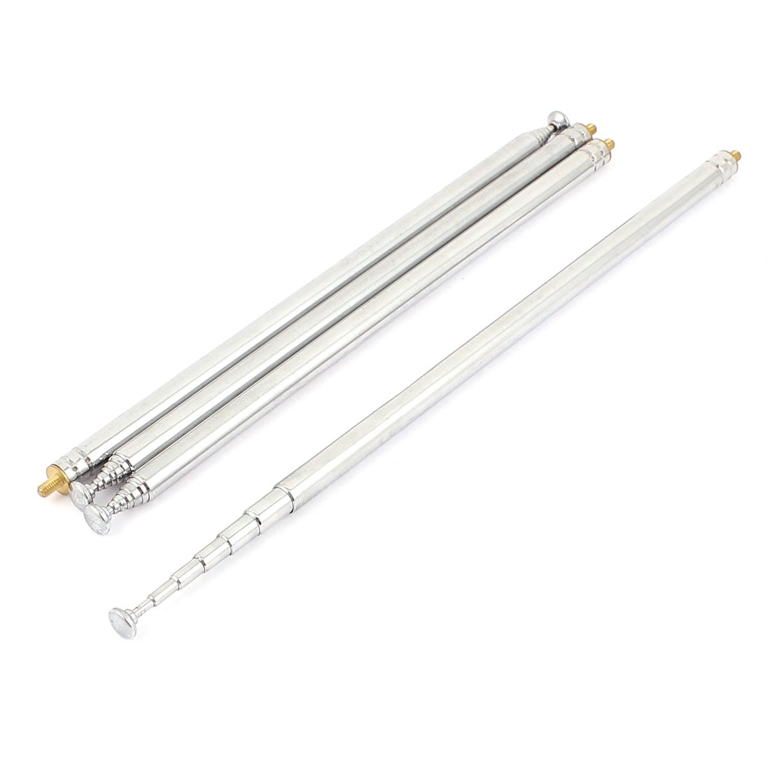 Uxcell 111cm Long FM Radio TV 7 Sections Foldable Telescopic Antenna ...