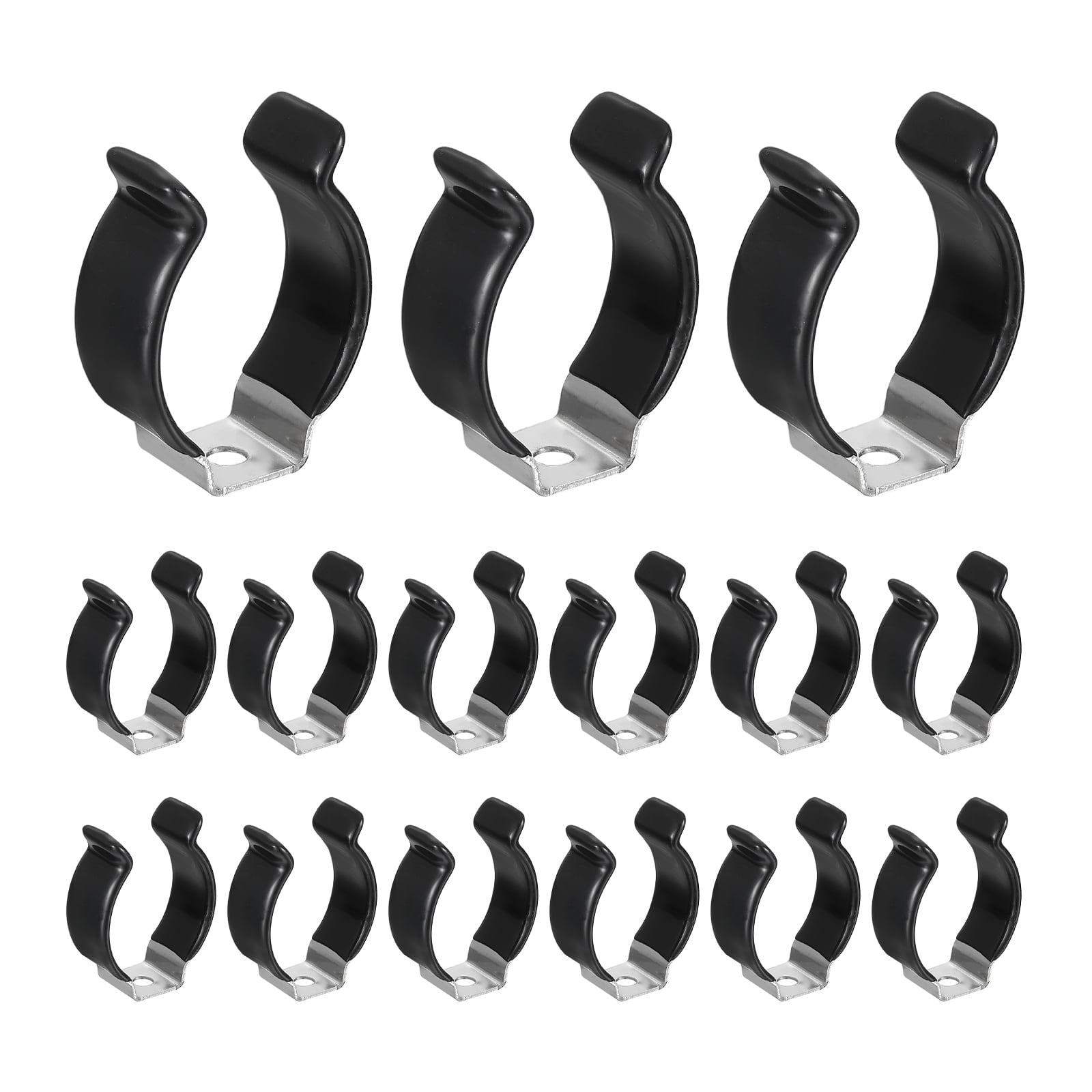 Uxcell 115Pcs T10 U Clips Holder Bracket, Stainless Steel LED ...