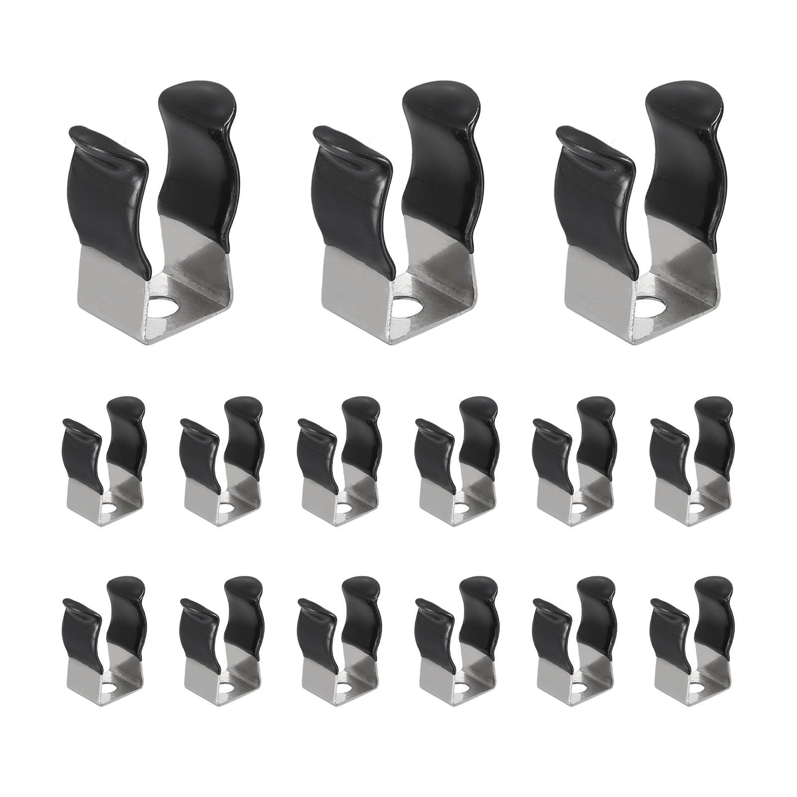 Uxcell 115Pcs T4 U Clips Holder Bracket, Stainless Steel LED ...