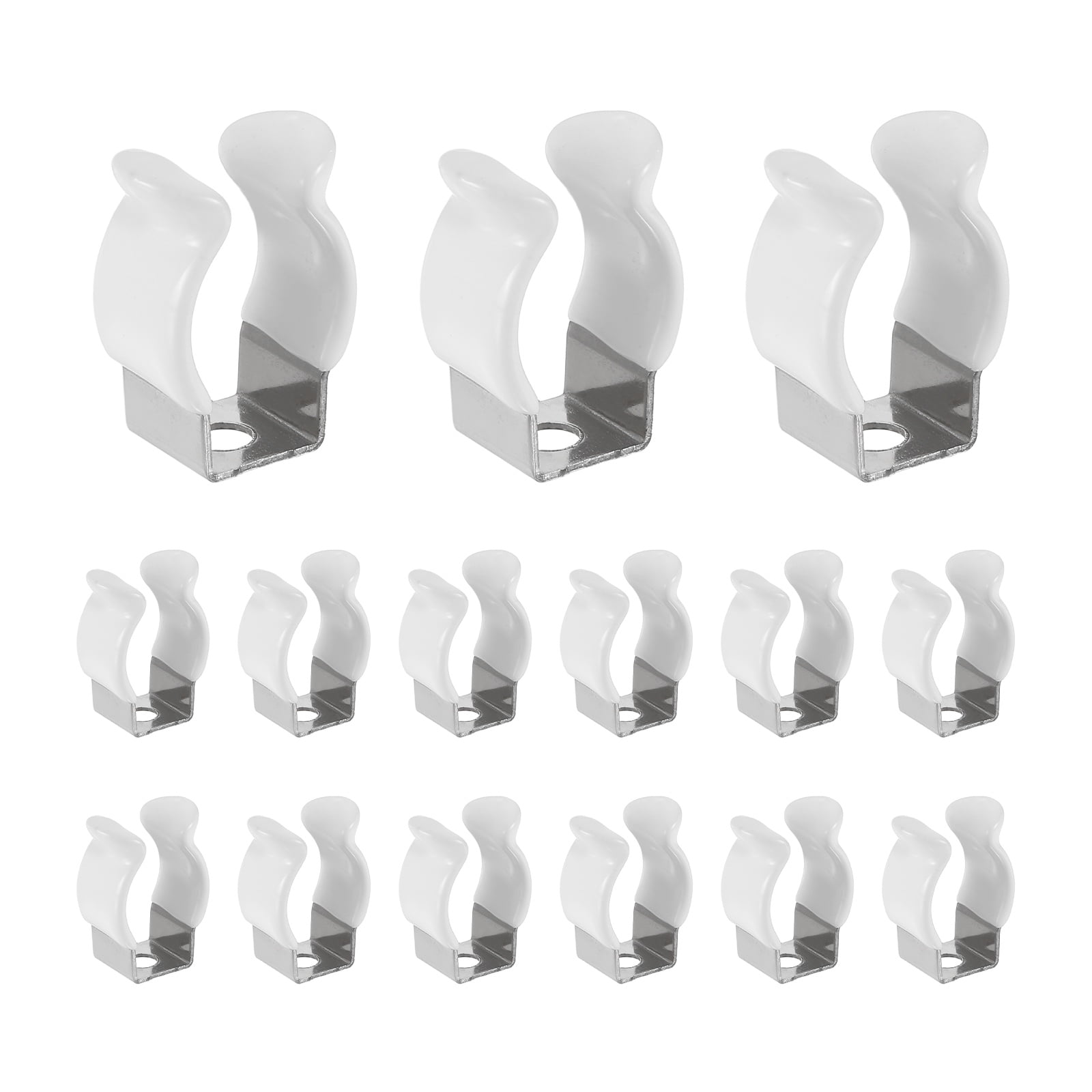 Uxcell 115Pcs T5 U Clips Holder Bracket, Stainless Steel LED ...