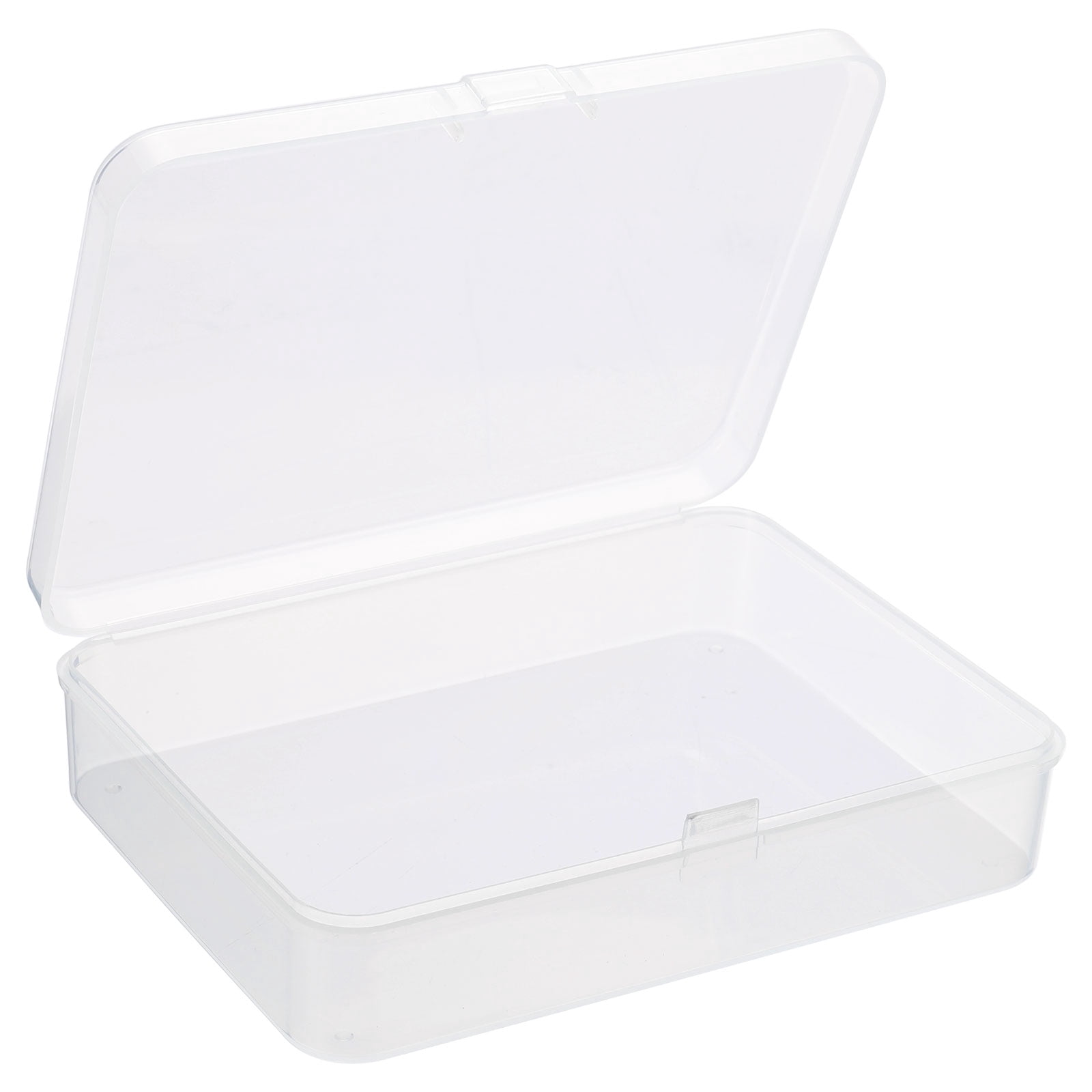 Uxcell 115x85x28mm Plastic Rectangular Clear Storage Container Box with ...