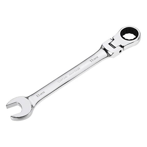 CERPXFF-Extra Long Flex Head Ratchet Wrench Metric 16-18MM, Double ...