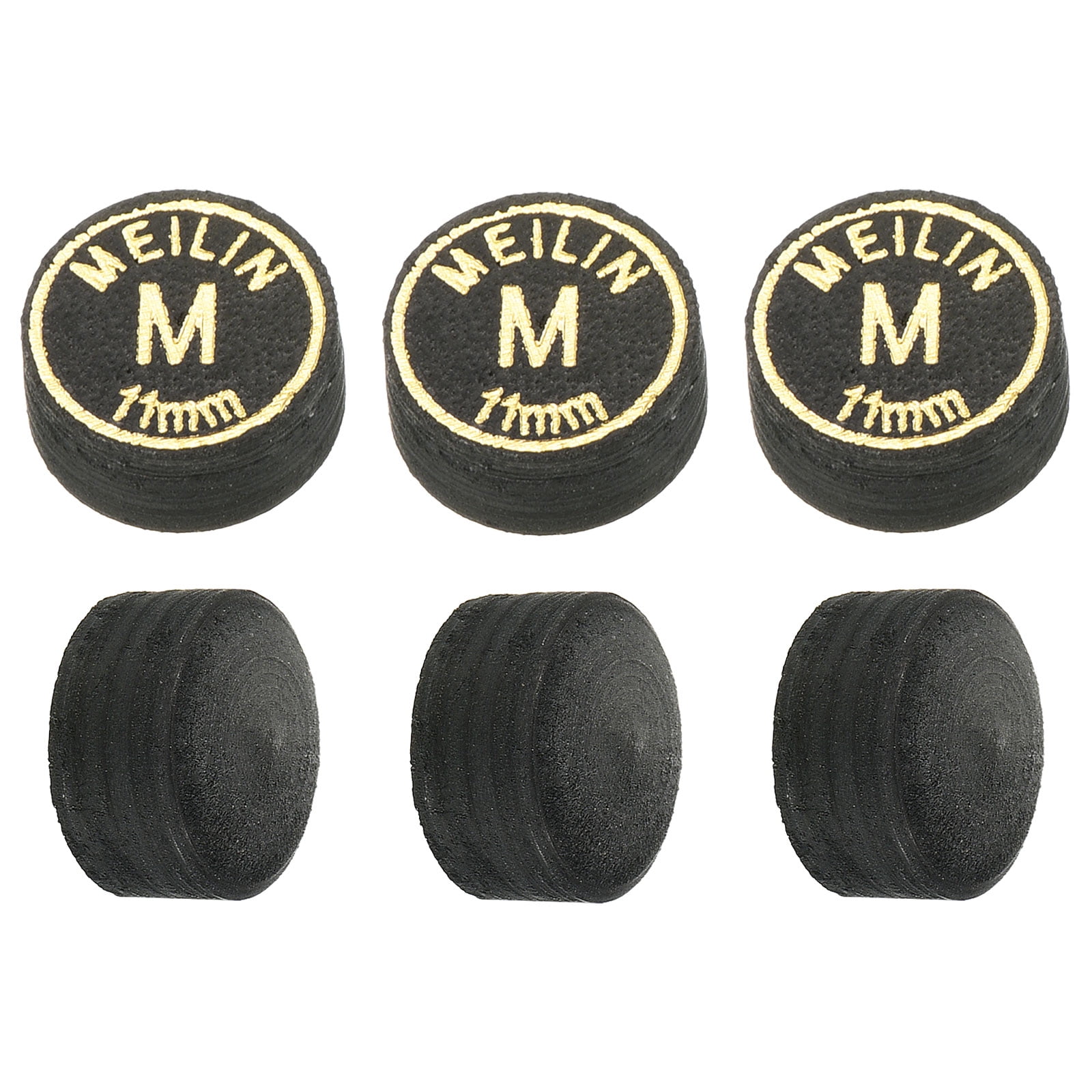 Uxcell 0.43 inch Durable Faux Leather Glue on Laminated Medium Pool ...