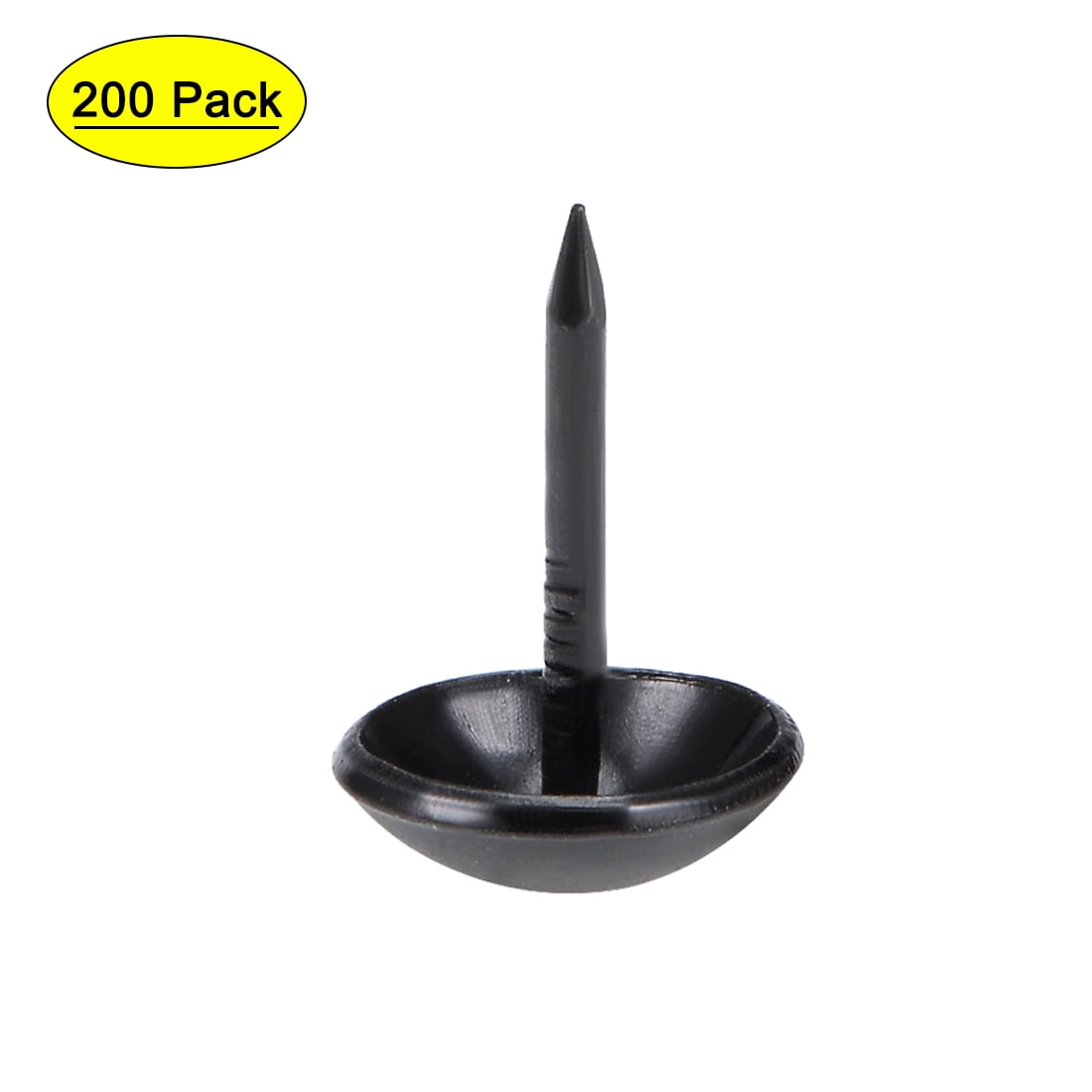 Uxcell 11mm Head Dia 17mm Length Upholstery Nails Tacks 200 Pack ...