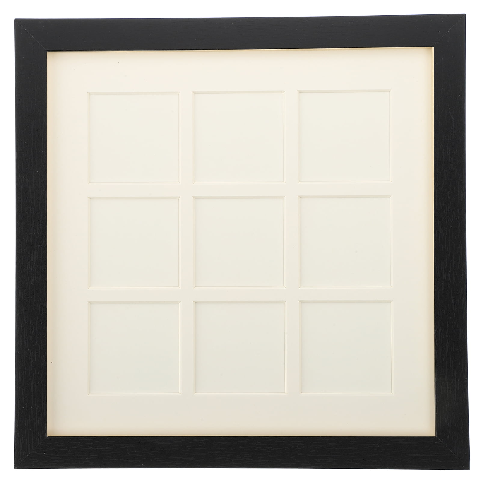 Uxcell 11x11 Collage Picture Frame Displays 9Pcs 2.2x2.2 Pictures ...