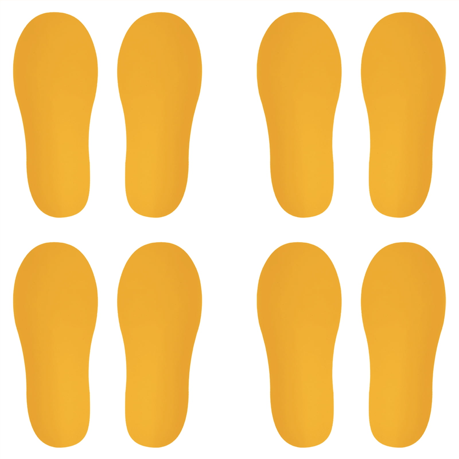 Uxcell 11x4.3" Footprints Floor Stickers Footprint Wall Stair Decal ...