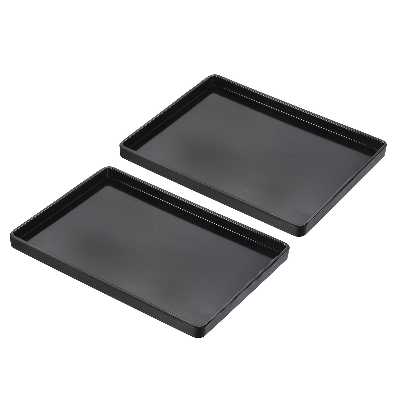 Uxcell 11x8" Fast Food Tray, 2 Pack Plastic Reusable Multi-Purpose ...