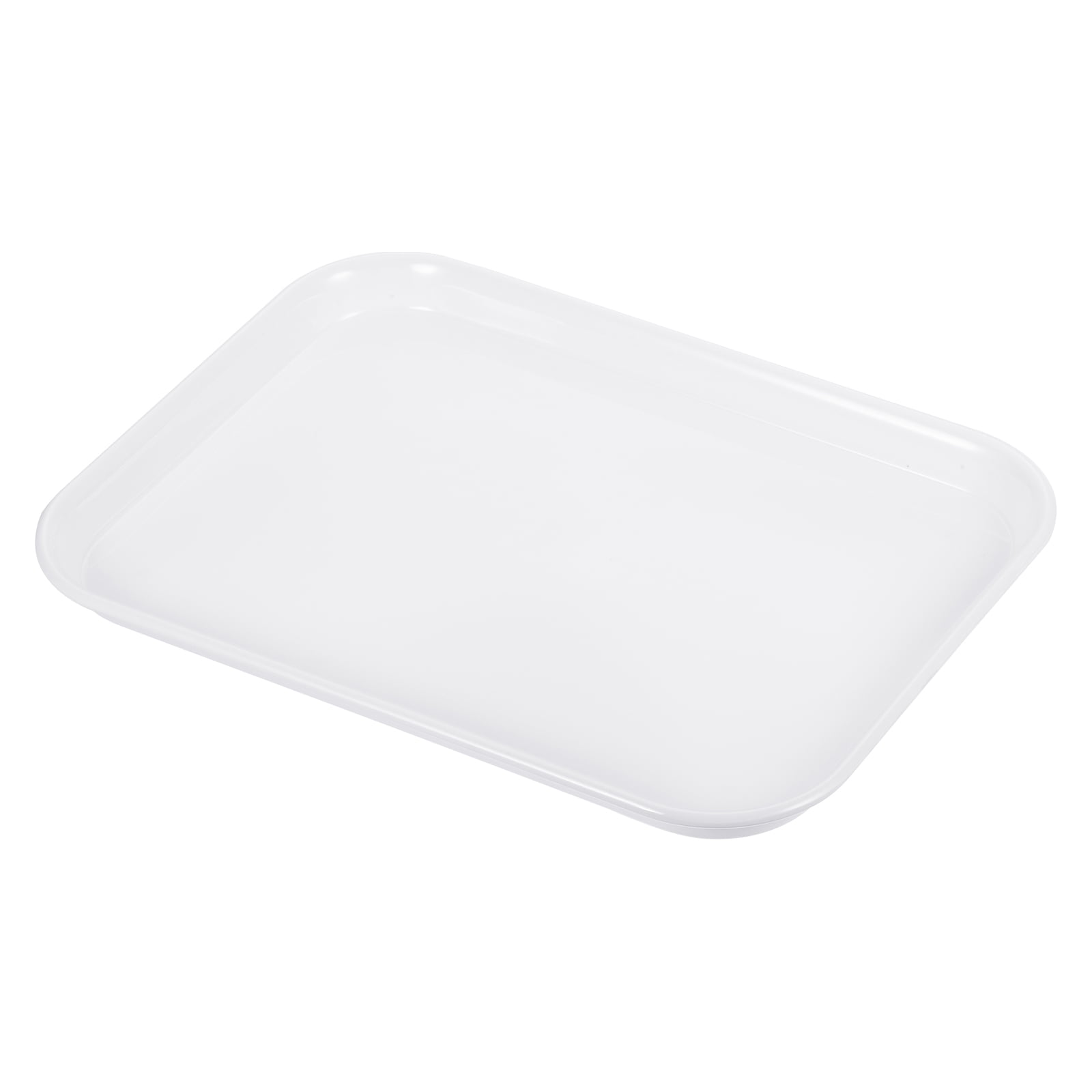 Uxcell 12.1x9.1" Fast Food Tray, Plastic Serving Tray Reusable Multi ...