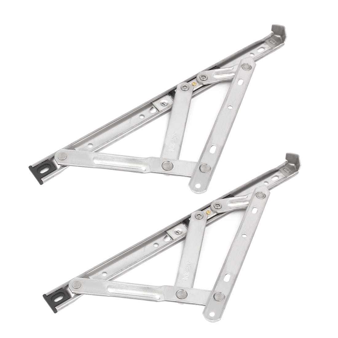 Uxcell 12" 304 Stainless Steel Casement Window Top Side Hung Friction ...