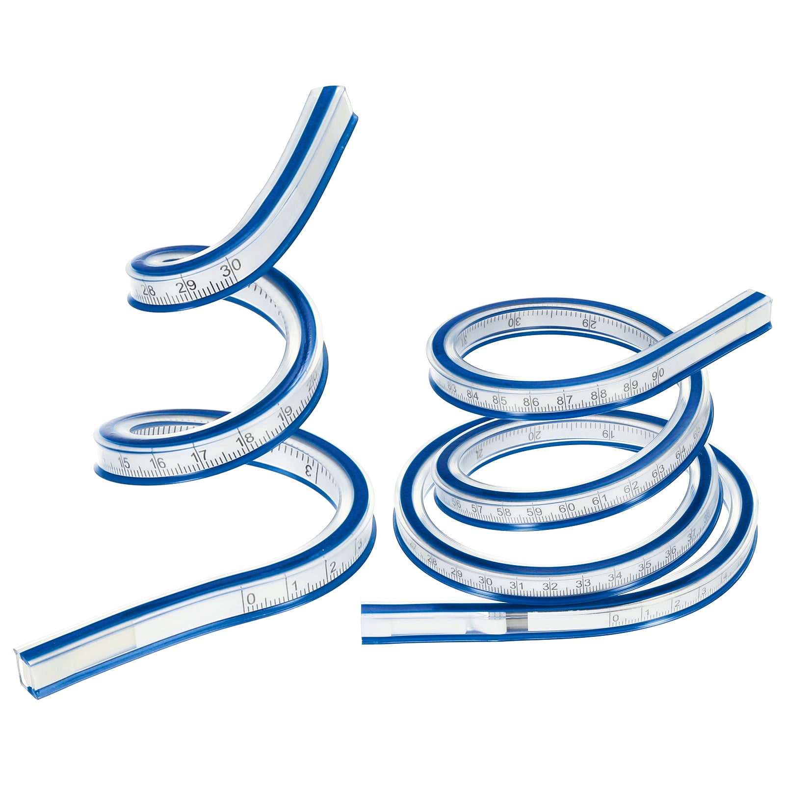 Uxcell 12/36 Inch 30/90cm Flexible Curve Ruler Can Be Bent for Drawing ...
