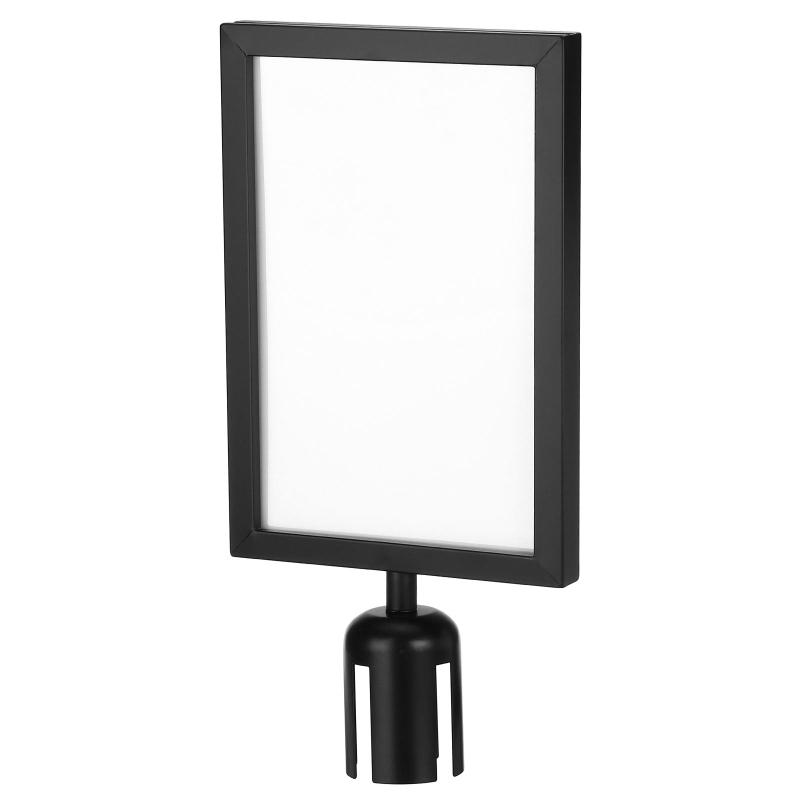 Uxcell 12.4x8.5 Inch Stanchion Sign Holder Stanchion Top Sign Frame ...