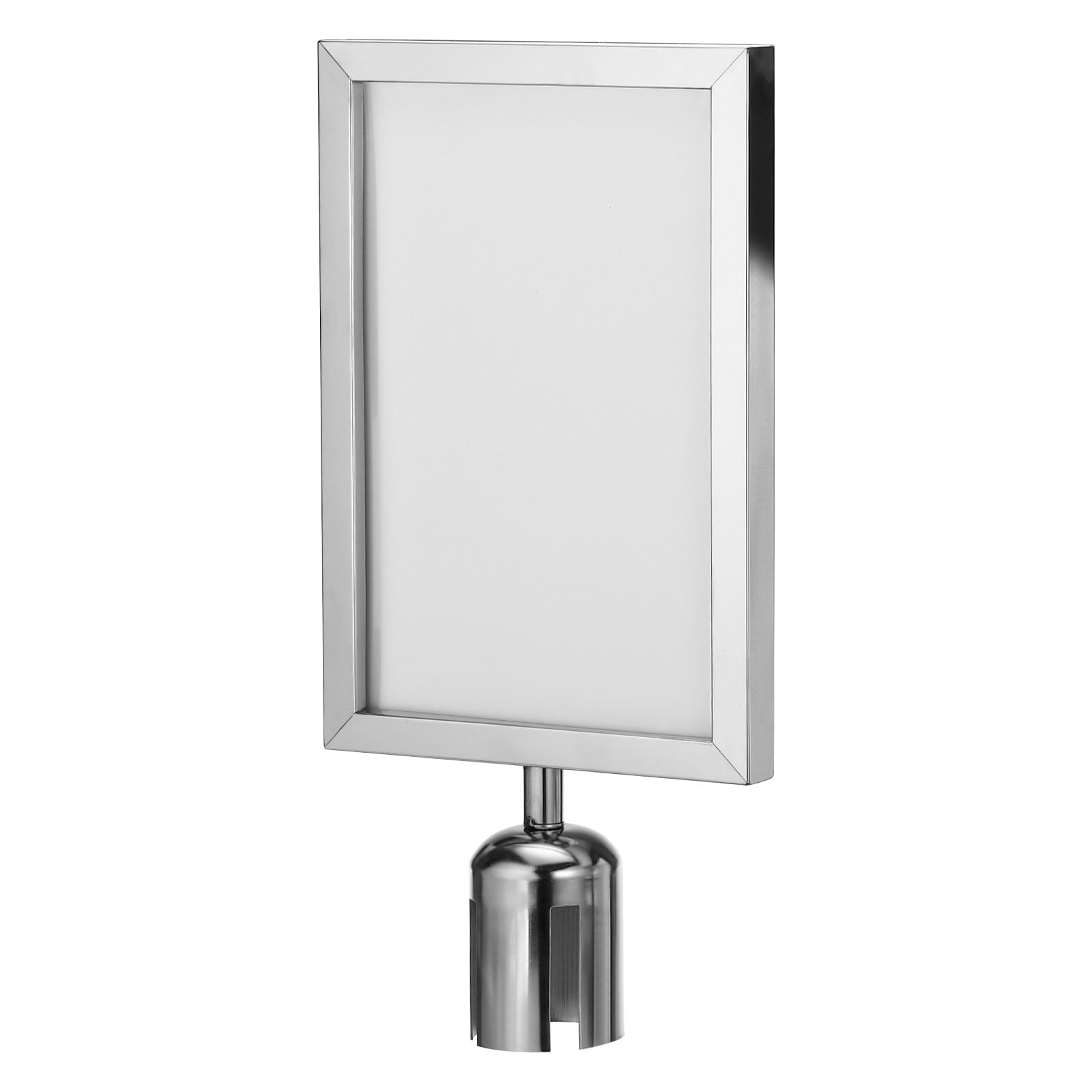 Uxcell 12.4x8.5 Inch Stanchion Sign Holder Stanchion Top Sign Frame ...