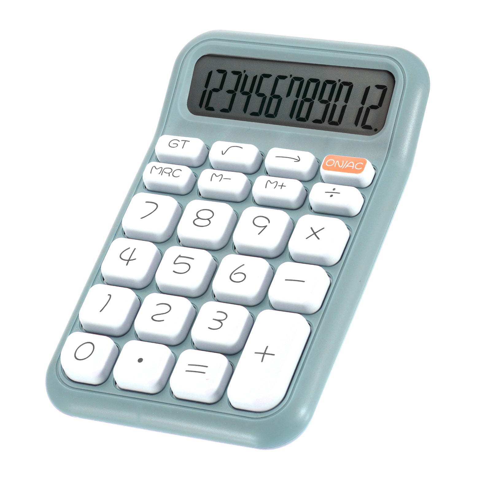 Uxcell 12 Digit Cute Calculator Mechanical Switch Calculator with LED ...