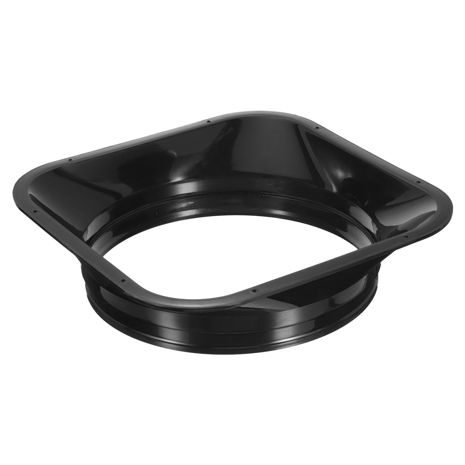 Uxcell 12" Duct Connector Flange, PP Dryer Vent Wall Plate Square to ...