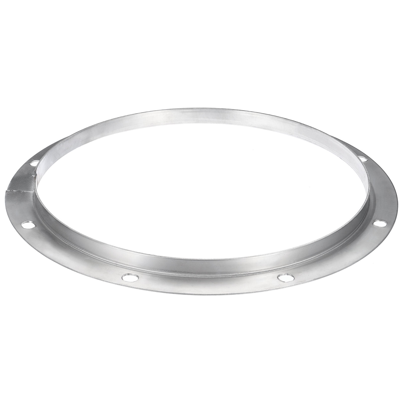 Uxcell 12" Duct Connector Flange Straight Pipe Exhaust Flange Stainless ...