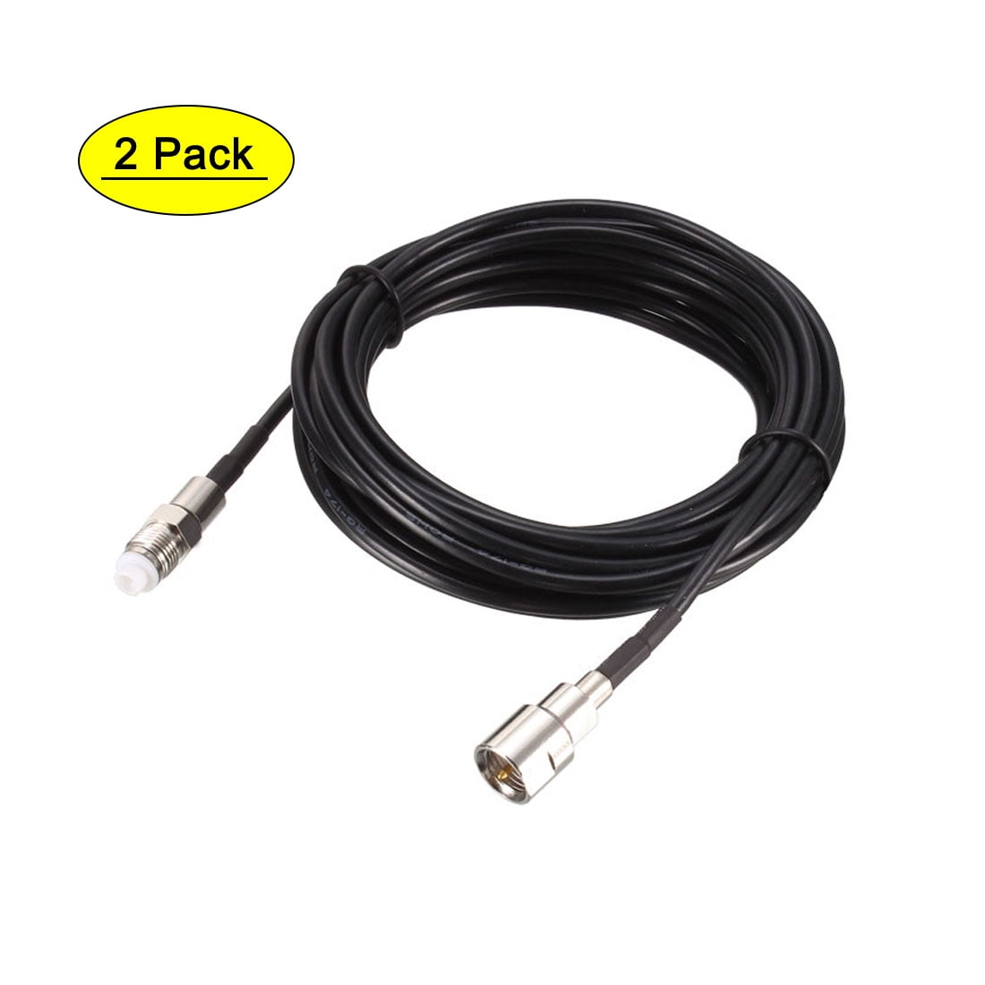 Uxcell 12 Feet FME Male to FME Female Antenna Extension Cable RG174 RF ...