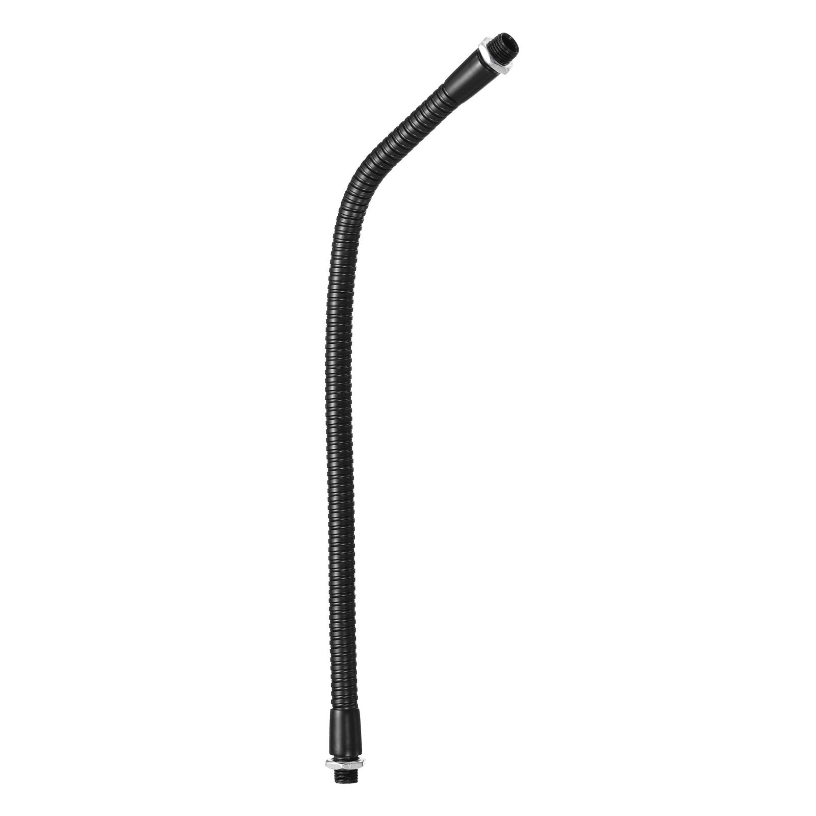 Uxcell 12" Gooseneck M10 Thread Metal Hose Flexible Arm Gooseneck Tube ...